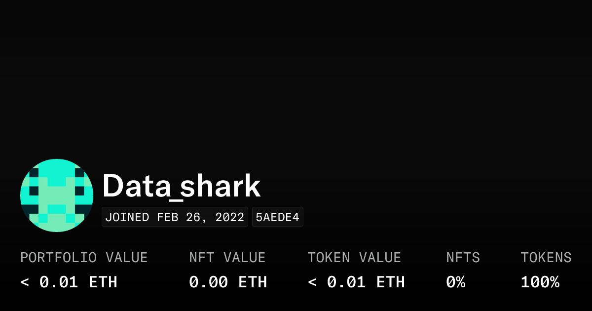 Data_shark - Profile | OpenSea