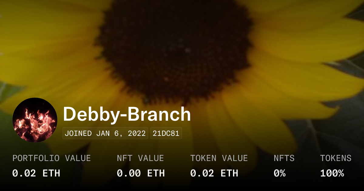Debby-Branch - Profile | OpenSea