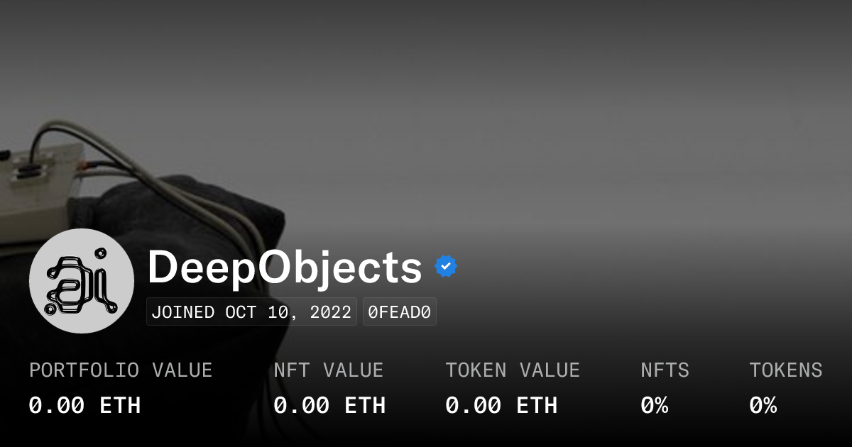 DeepObjects - Profile | OpenSea
