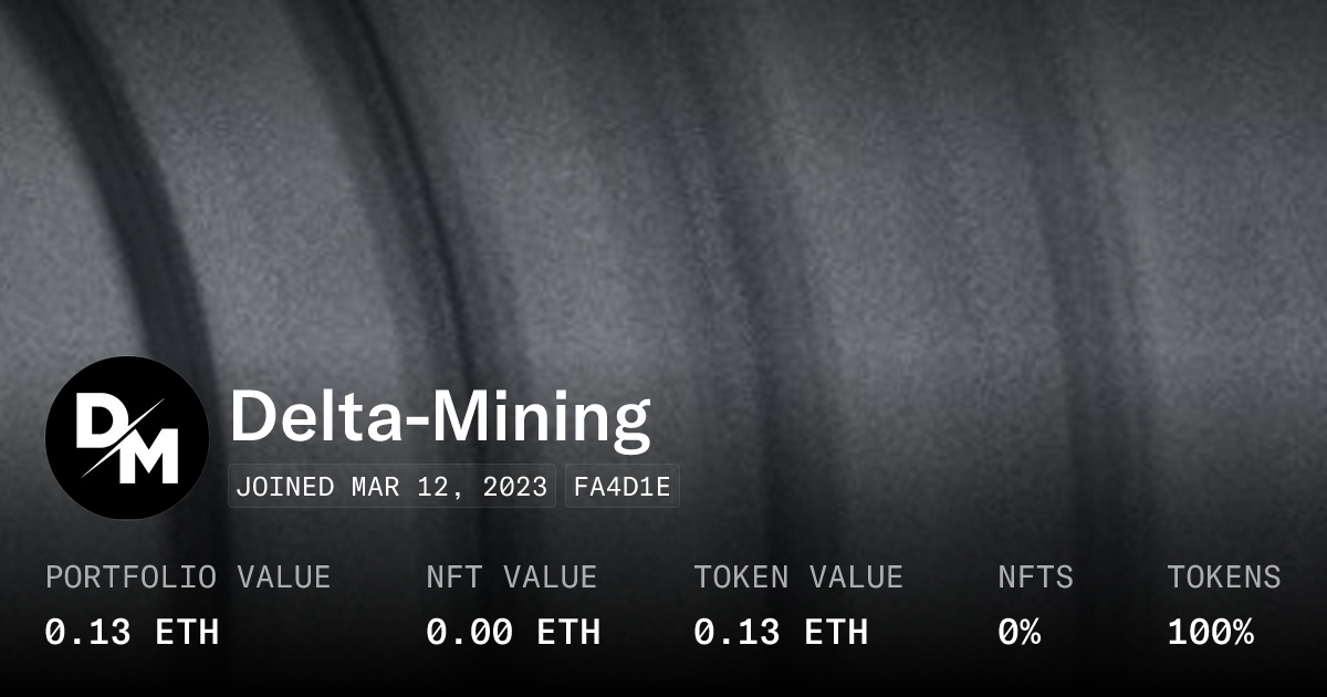 Delta-Mining - Profile | OpenSea