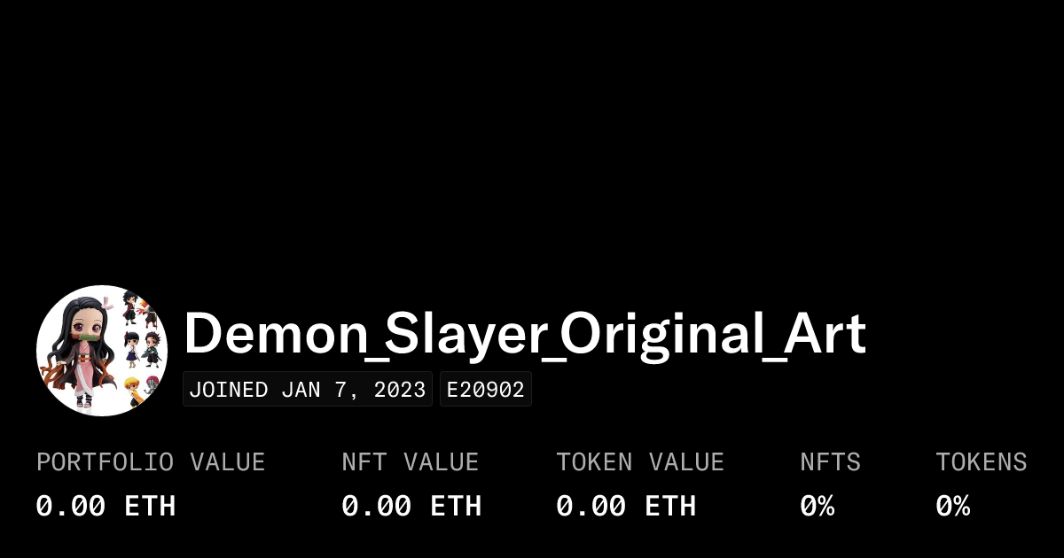 Demon_Slayer_Original_Art - Perfil | OpenSea