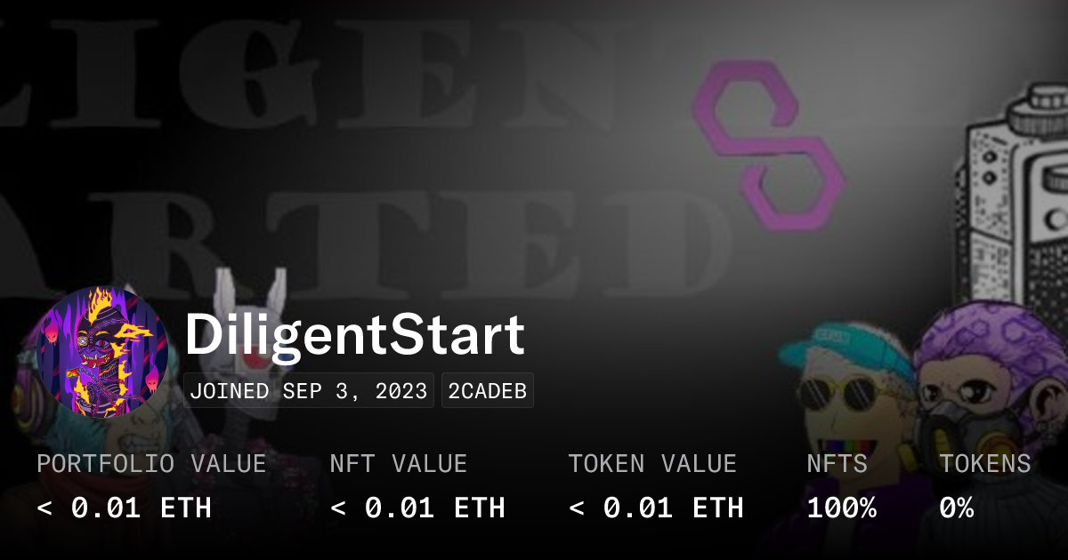 DiligentStart - Profile | OpenSea