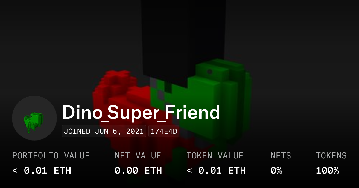 Dino_Super_Friend - Profile | OpenSea