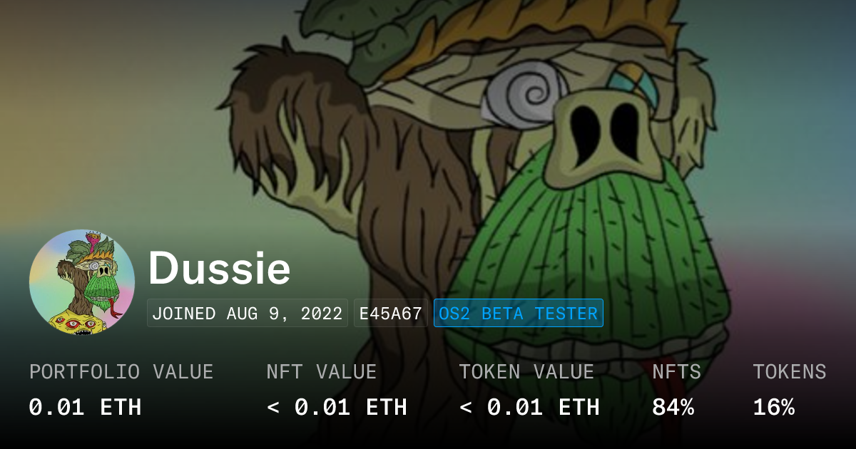 Dussie - Profile | OpenSea