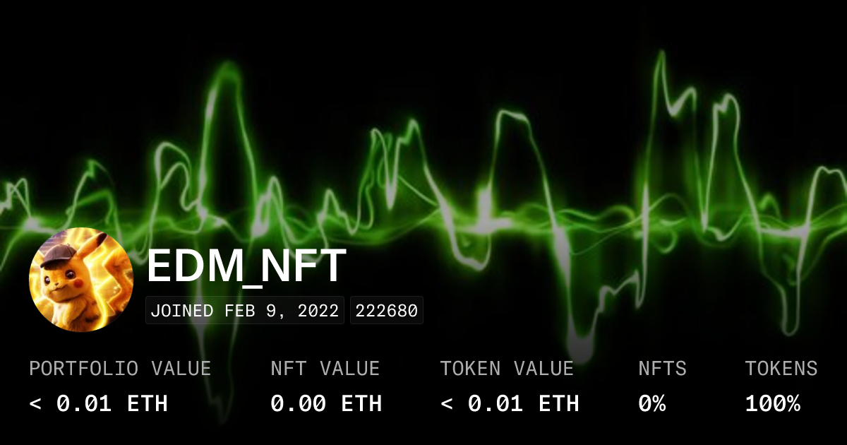 EDM_NFT - Perfil | OpenSea