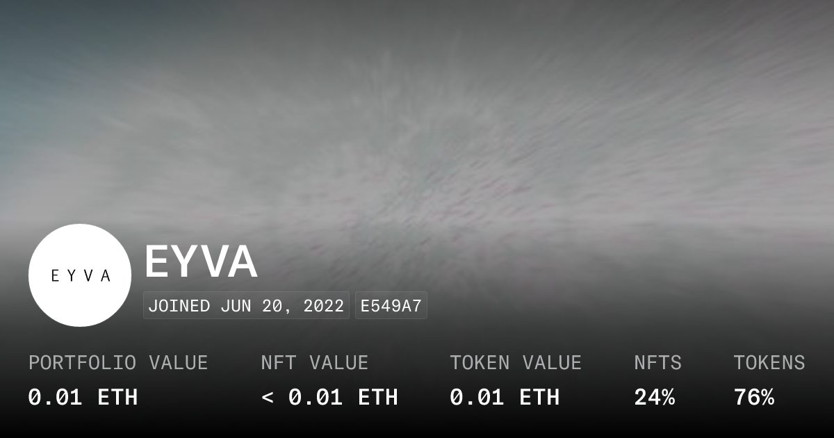 EYVA - Profile | OpenSea