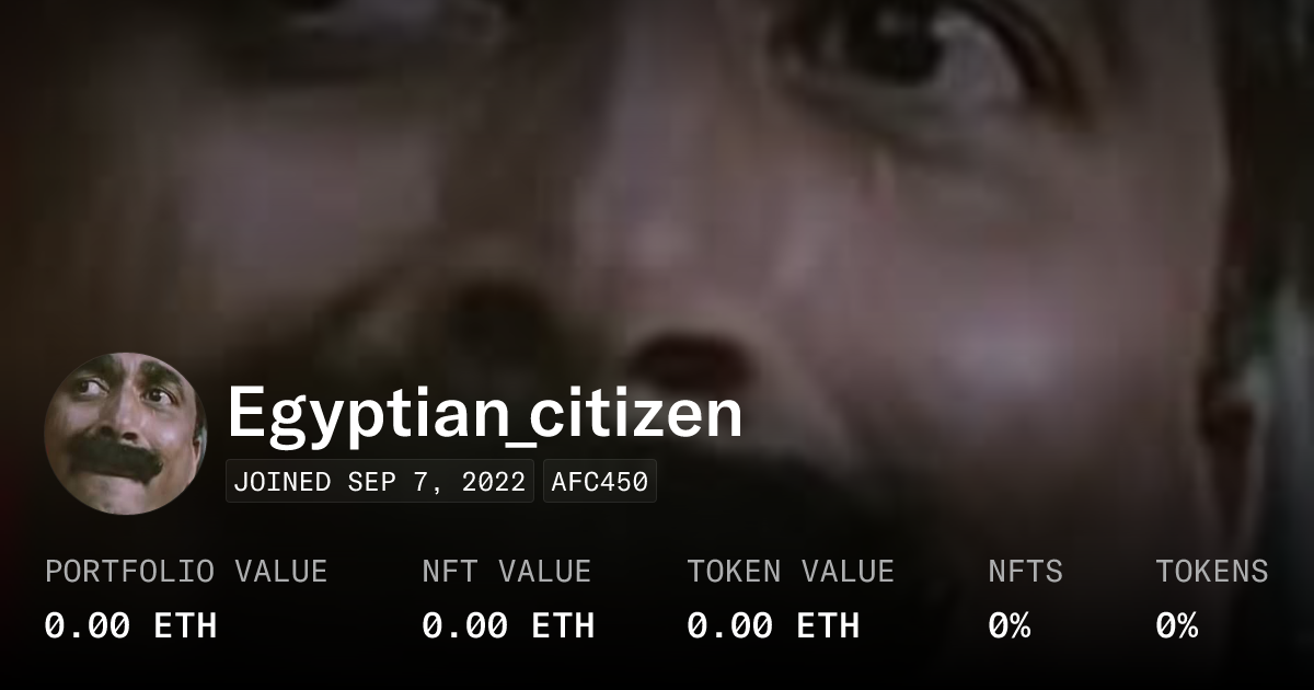 Egyptian_citizen - Profile | OpenSea