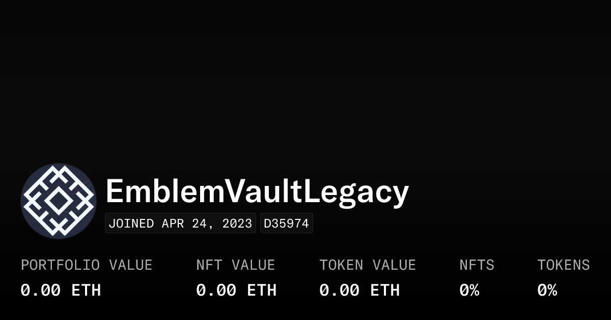 EmblemVaultLegacy - Profile | OpenSea