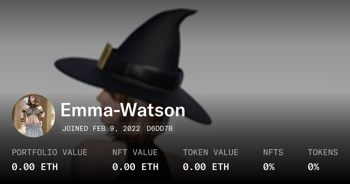 Emma-Watson - Profile | OpenSea