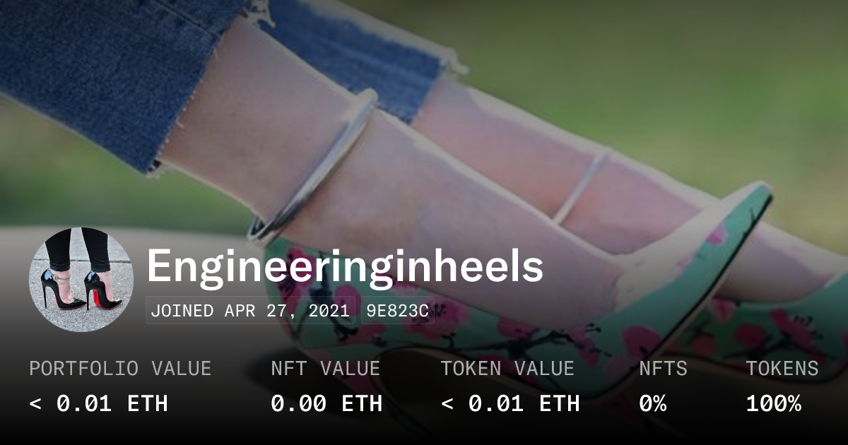 Engineeringinheels - Profile | OpenSea