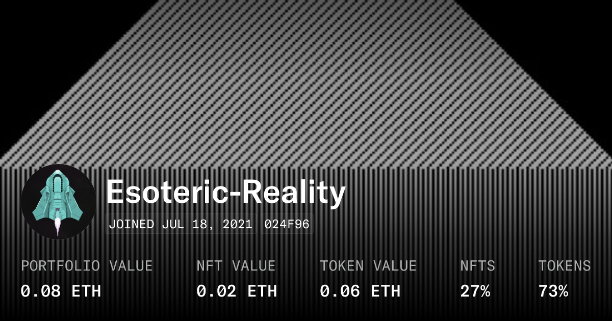 Esoteric-Reality - Profile | OpenSea