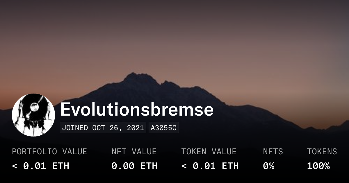 Evolutionsbremse - Profile | OpenSea
