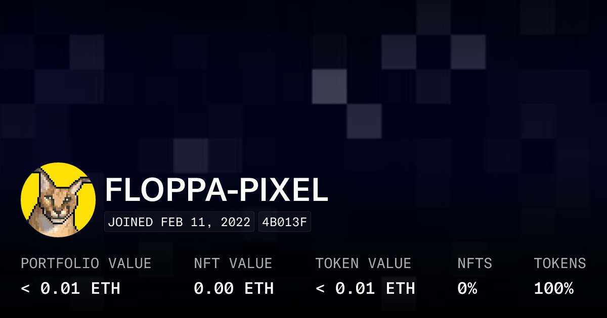 FLOPPA-PIXEL - Perfil | OpenSea
