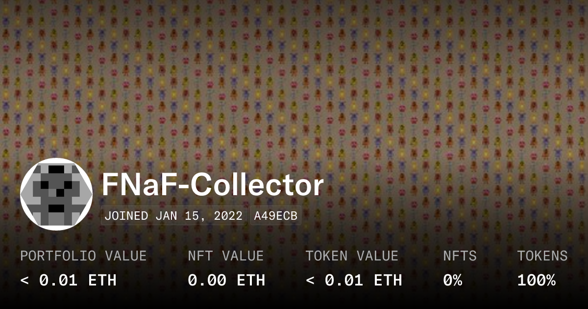 FNaF-Collector - Perfil | OpenSea
