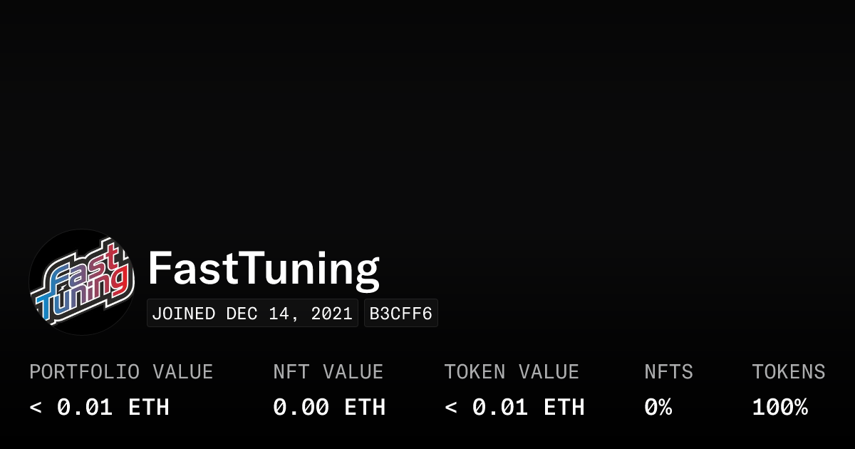 FastTuning - Profile | OpenSea