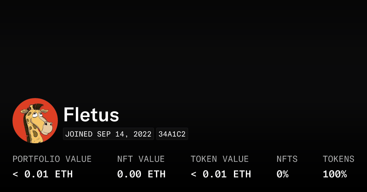 Fletus - Profile | OpenSea