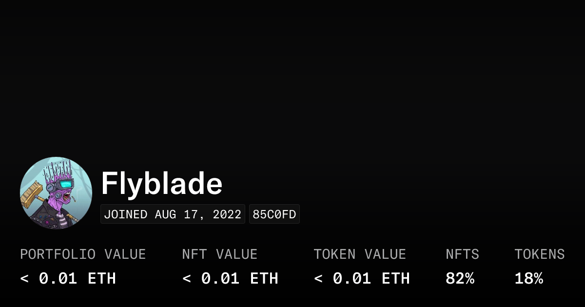 Flyblade - Profile | OpenSea