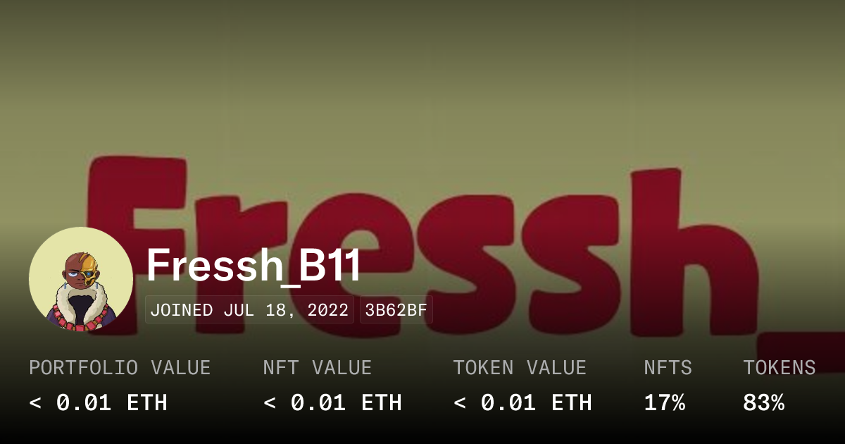 Fressh_B11 - Profile | OpenSea