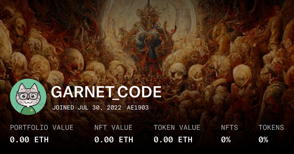 GARNET_CODE - Profile | OpenSea