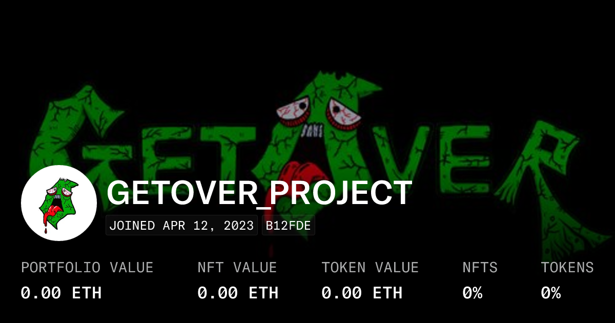 GETOVER_PROJECT - Profile | OpenSea