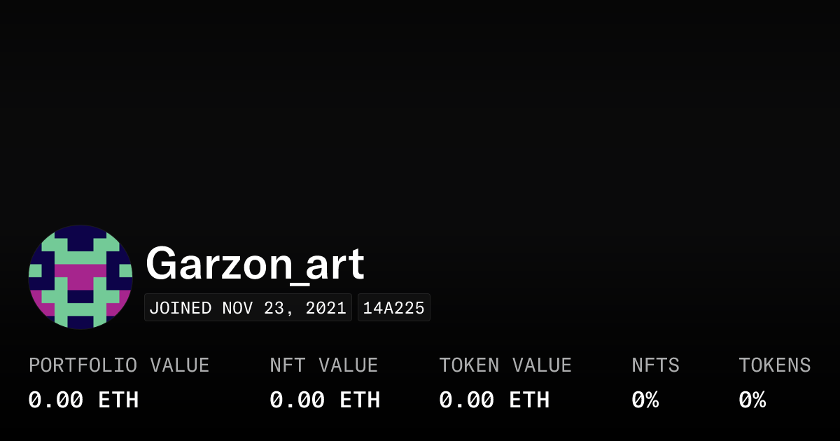 Garzon_art - Profile | OpenSea