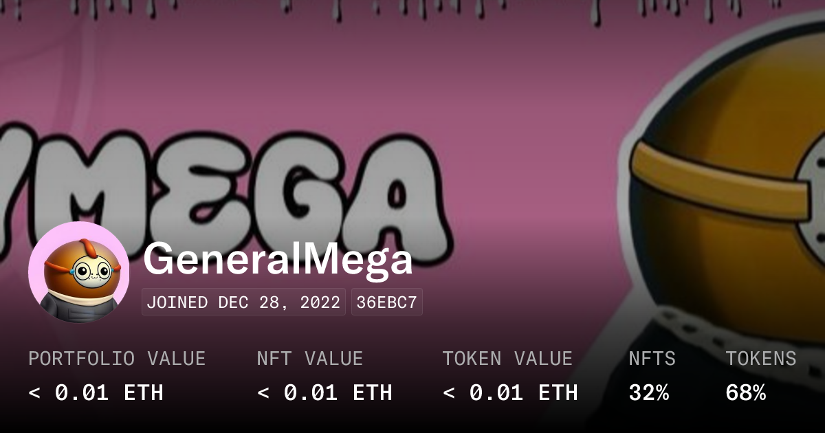 GeneralMega - Profile | OpenSea