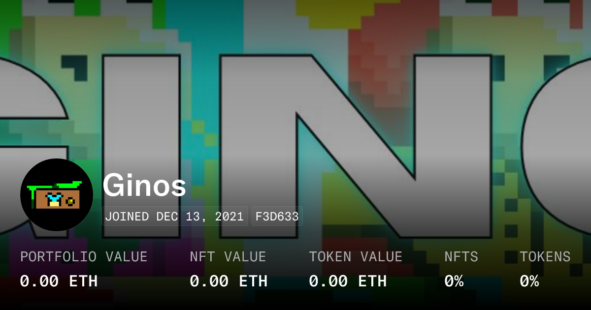 Ginos - Profile | OpenSea