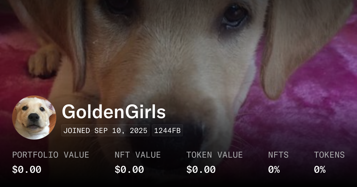 Goldengirls Profile Opensea