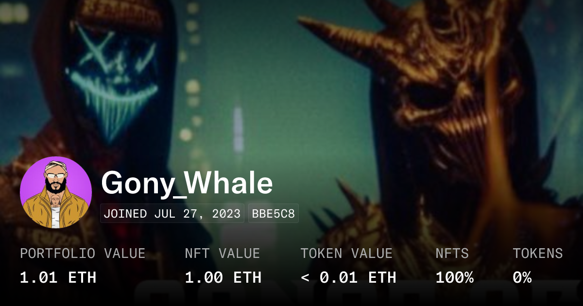 Gony_Whale - Profile | OpenSea