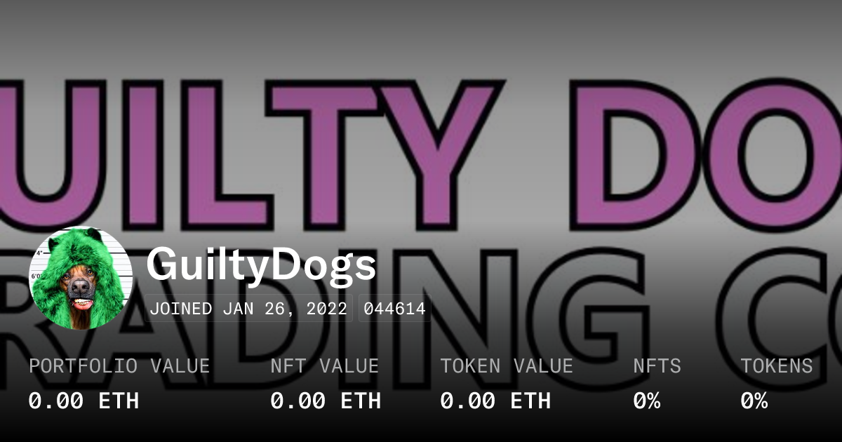 GuiltyDogs - Profile | OpenSea