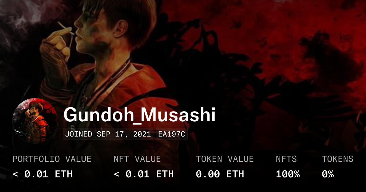 Gundoh_Musashi - Profile | OpenSea