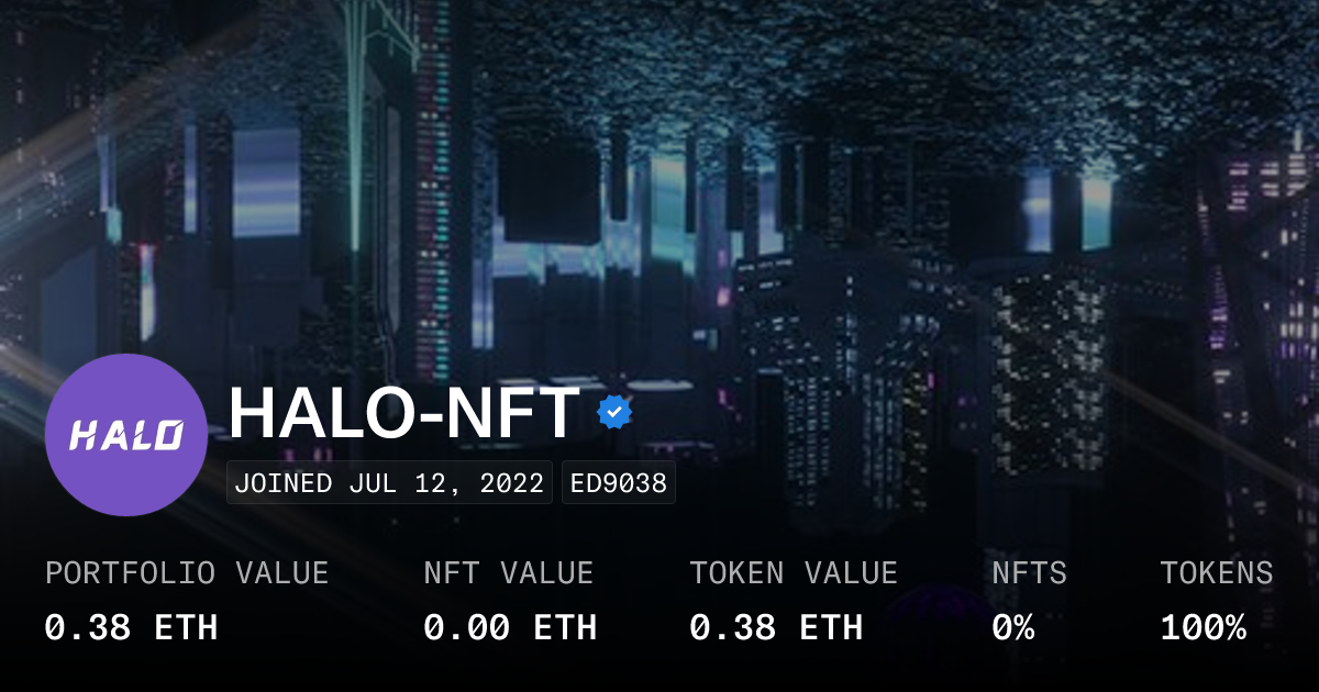 HALO-NFT - Perfil | OpenSea