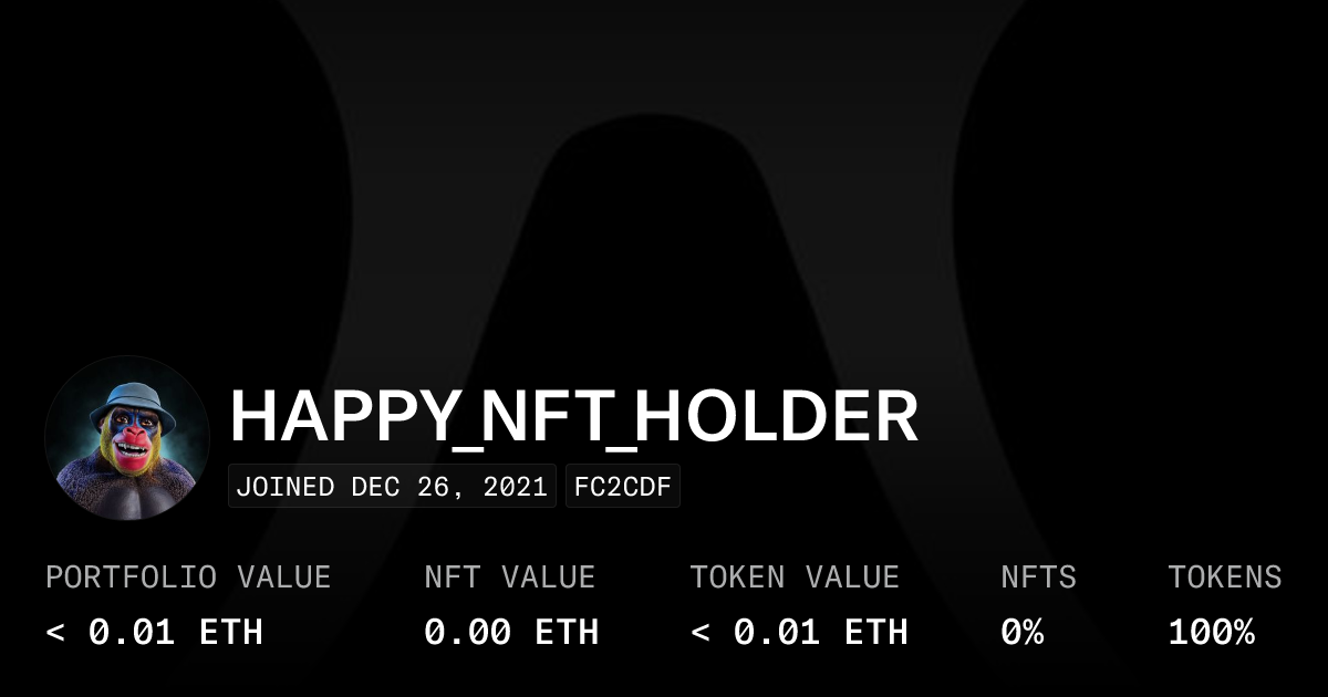 HAPPY_NFT_HOLDER - Profile | OpenSea