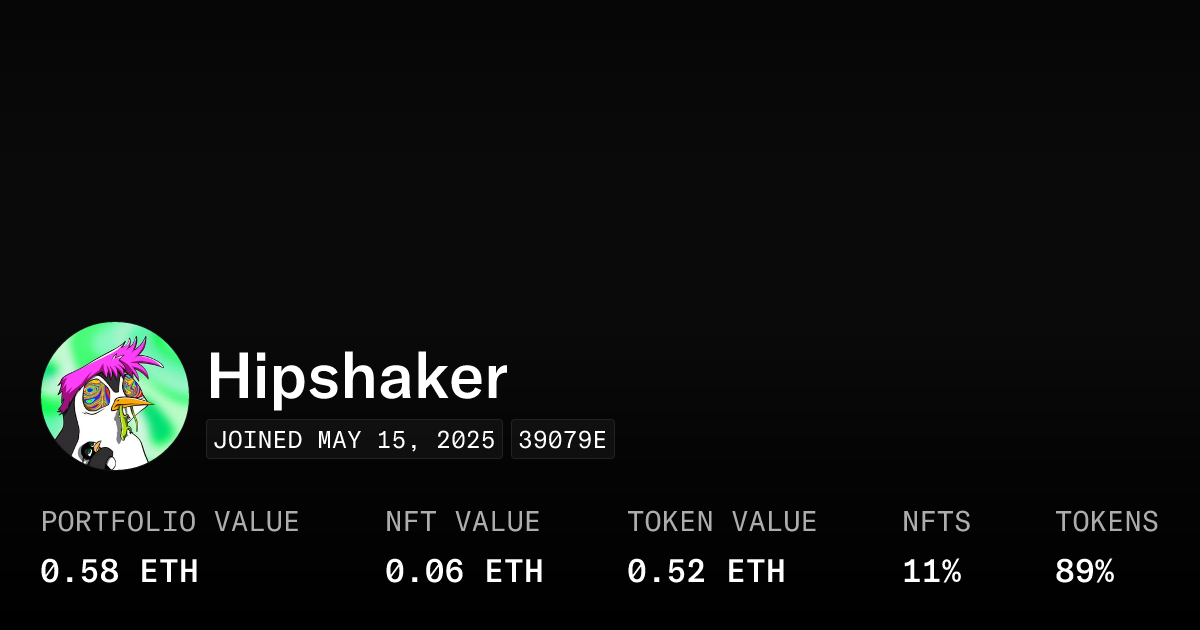 Hipshaker - Profile | OpenSea