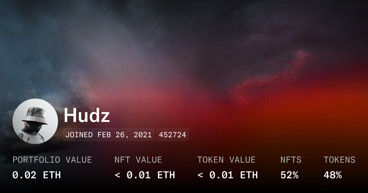 Hudz - Profile | OpenSea