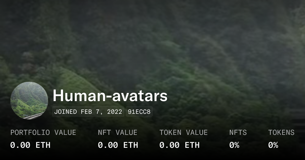 Human-avatars - Profile | OpenSea