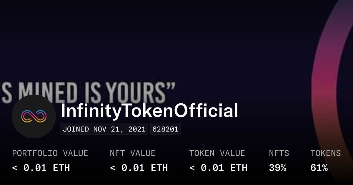 InfinityTokenOfficial - Profile | OpenSea