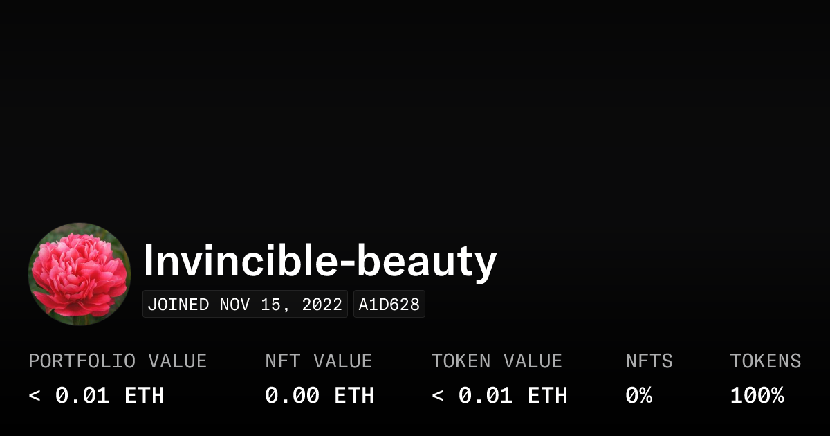 Invincible-beauty - Profile | OpenSea