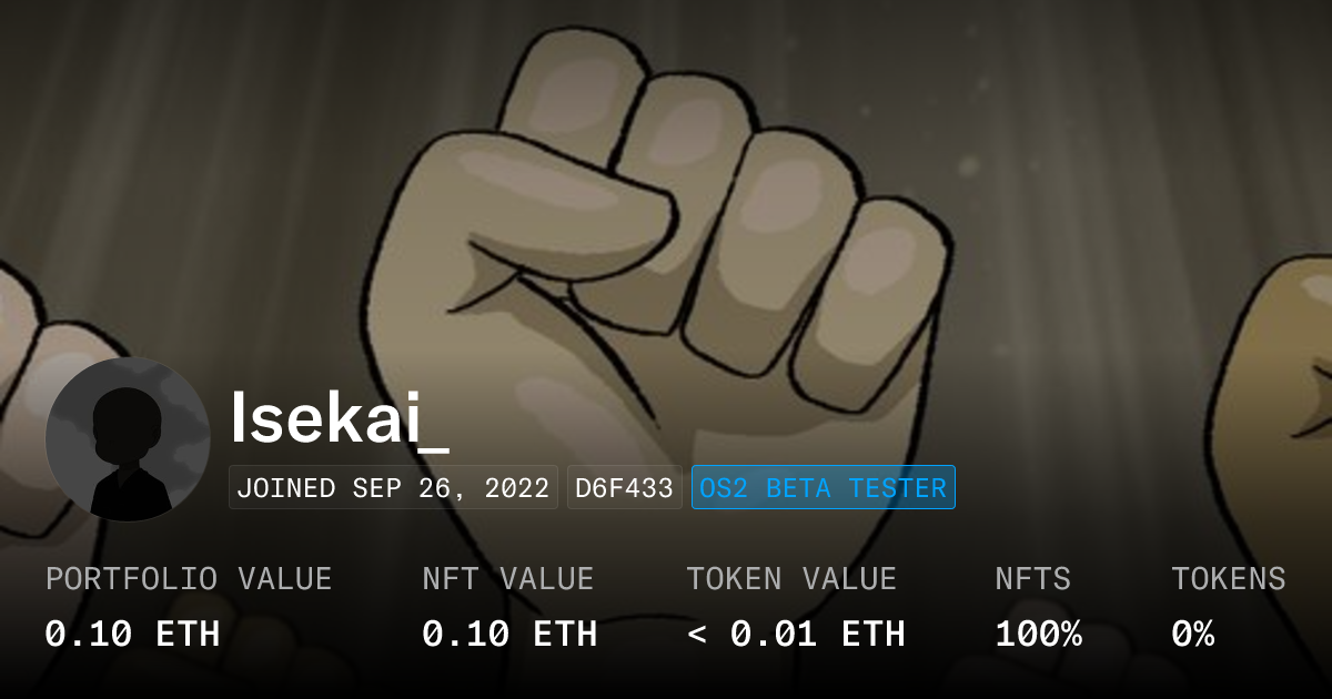 Isekai_ - Profile | OpenSea