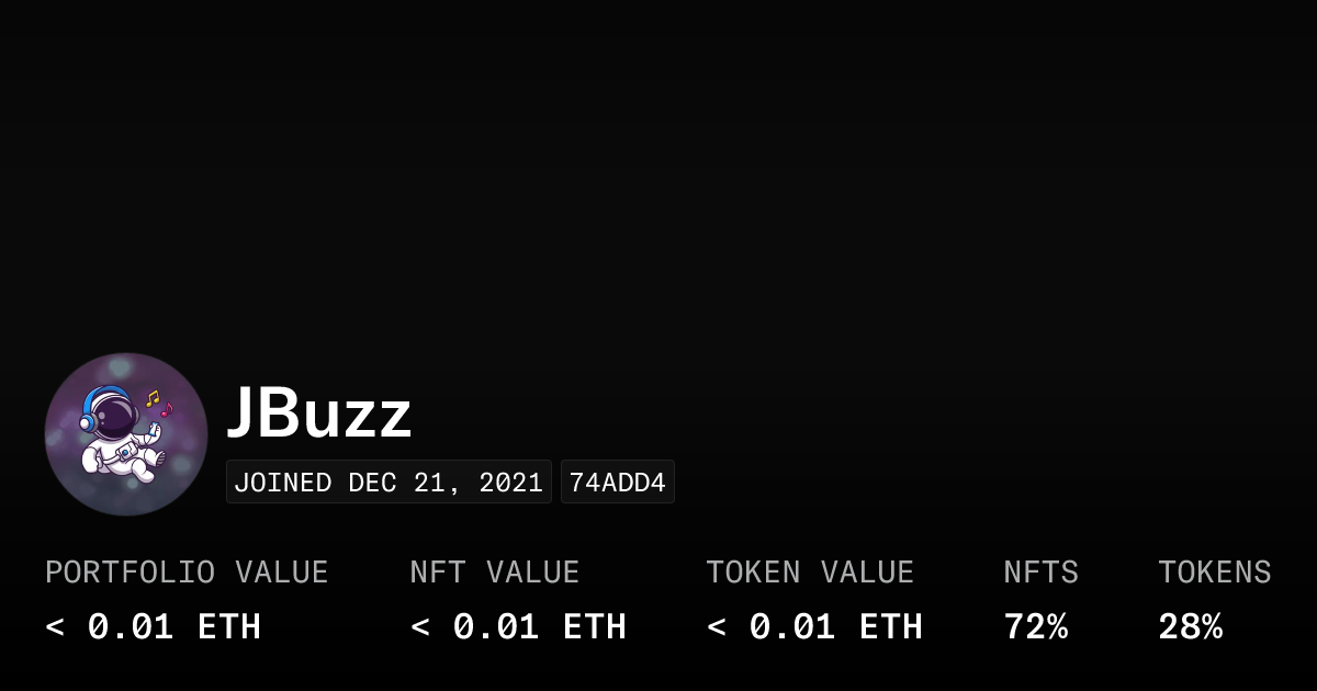 JBuzz - Profile | OpenSea