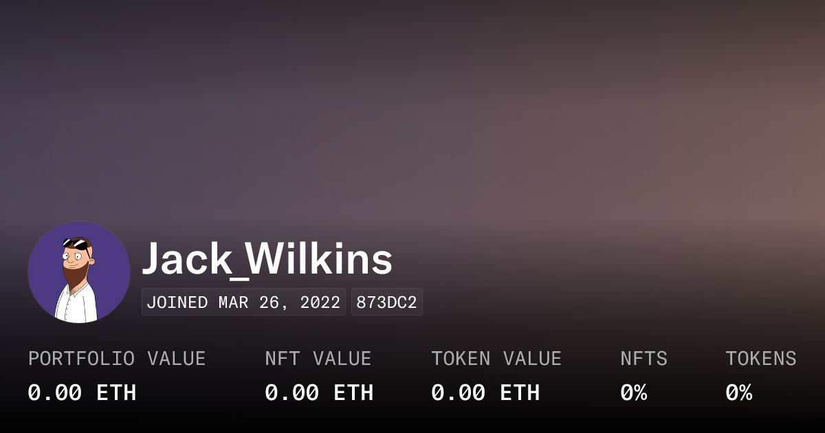 Jack_Wilkins - Profile | OpenSea