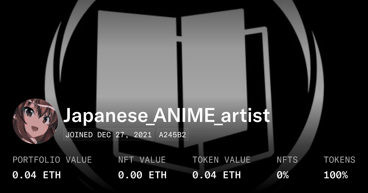 Japanese_ANIME_artist - Profile | OpenSea