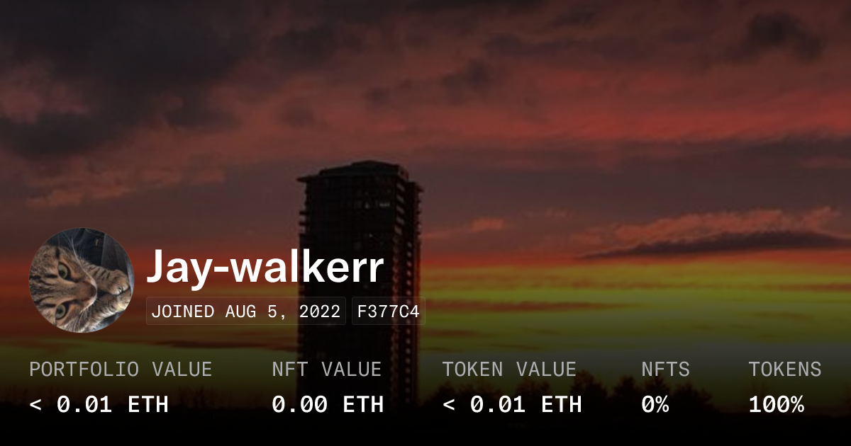 Jay-walkerr - Profile | OpenSea