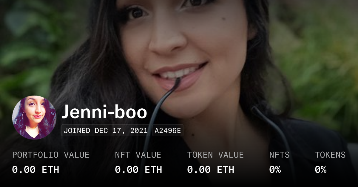 Jenni-boo - Profile | OpenSea