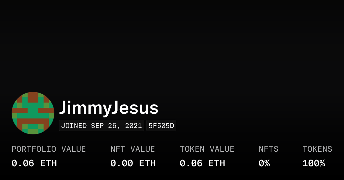 JimmyJesus - Profile | OpenSea