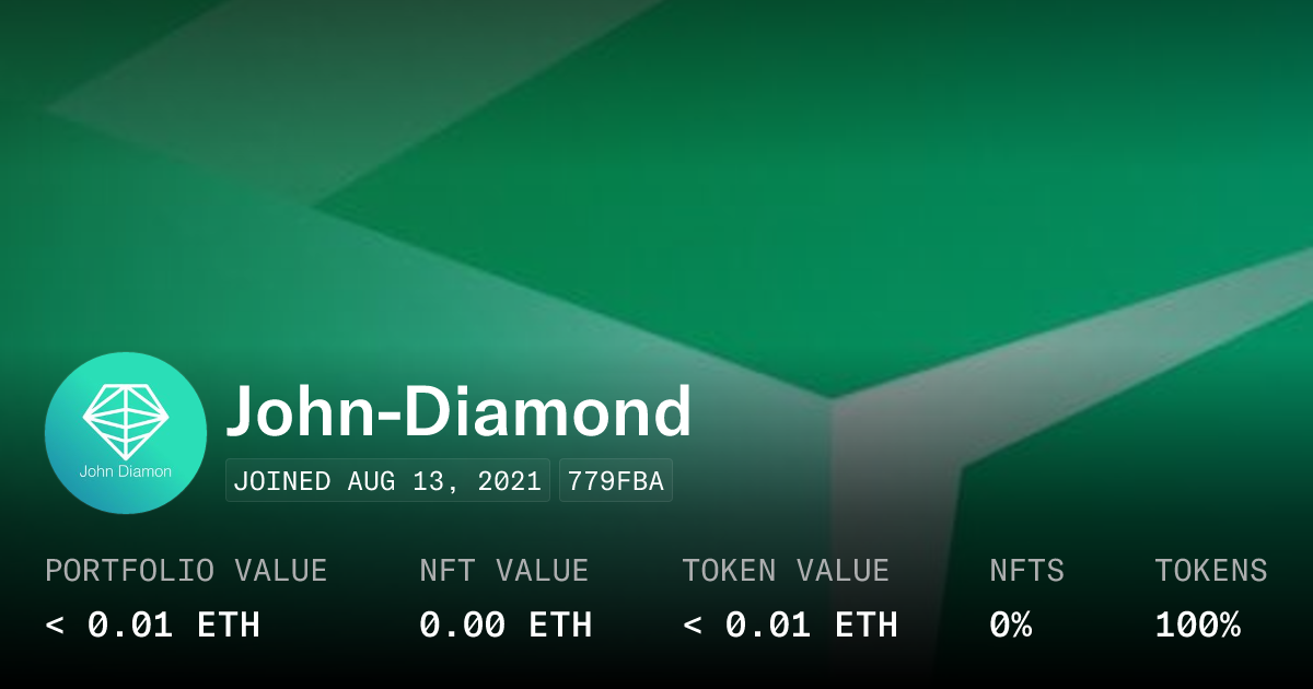 John-Diamond - Profile | OpenSea