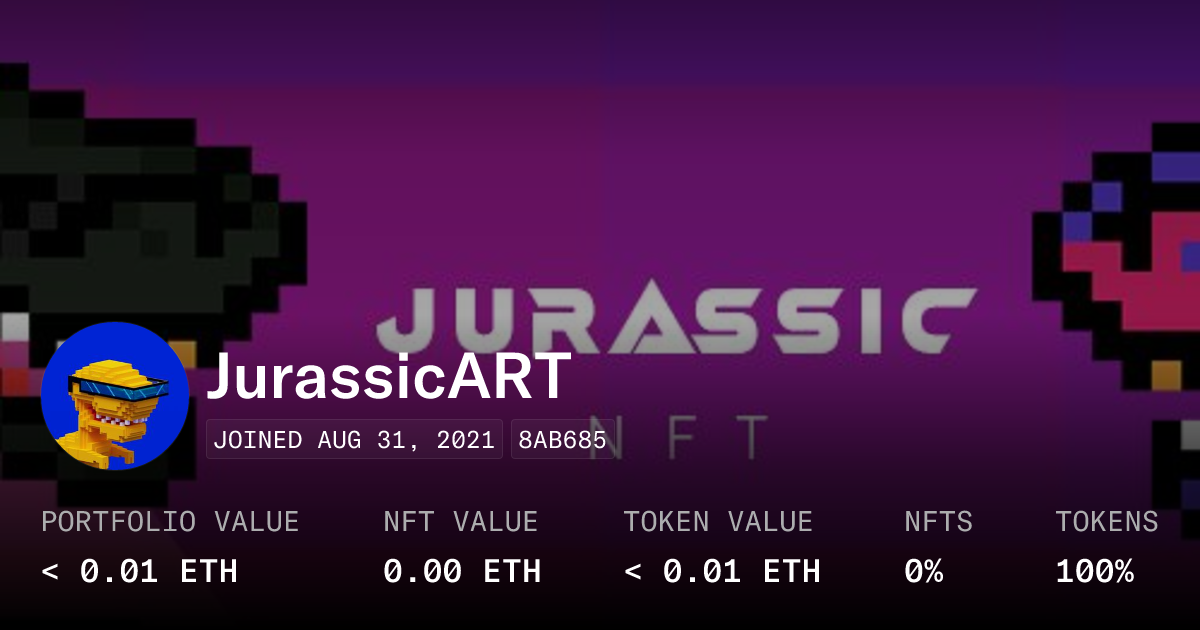 JurassicART - Perfil | OpenSea