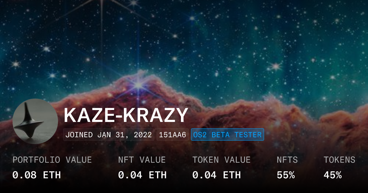 KAZE-KRAZY - Profile | OpenSea