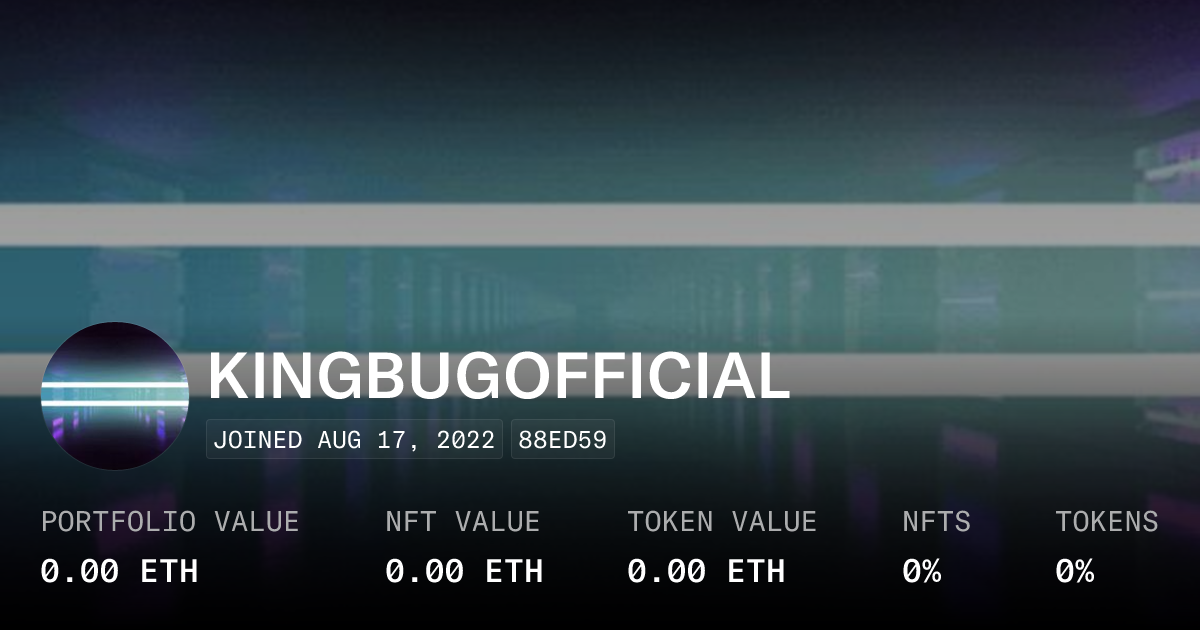 KINGBUGOFFICIAL - Profile | OpenSea