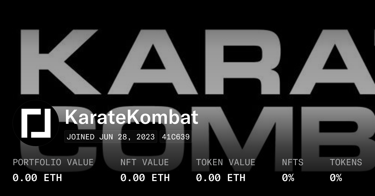 KarateKombat - Profile | OpenSea